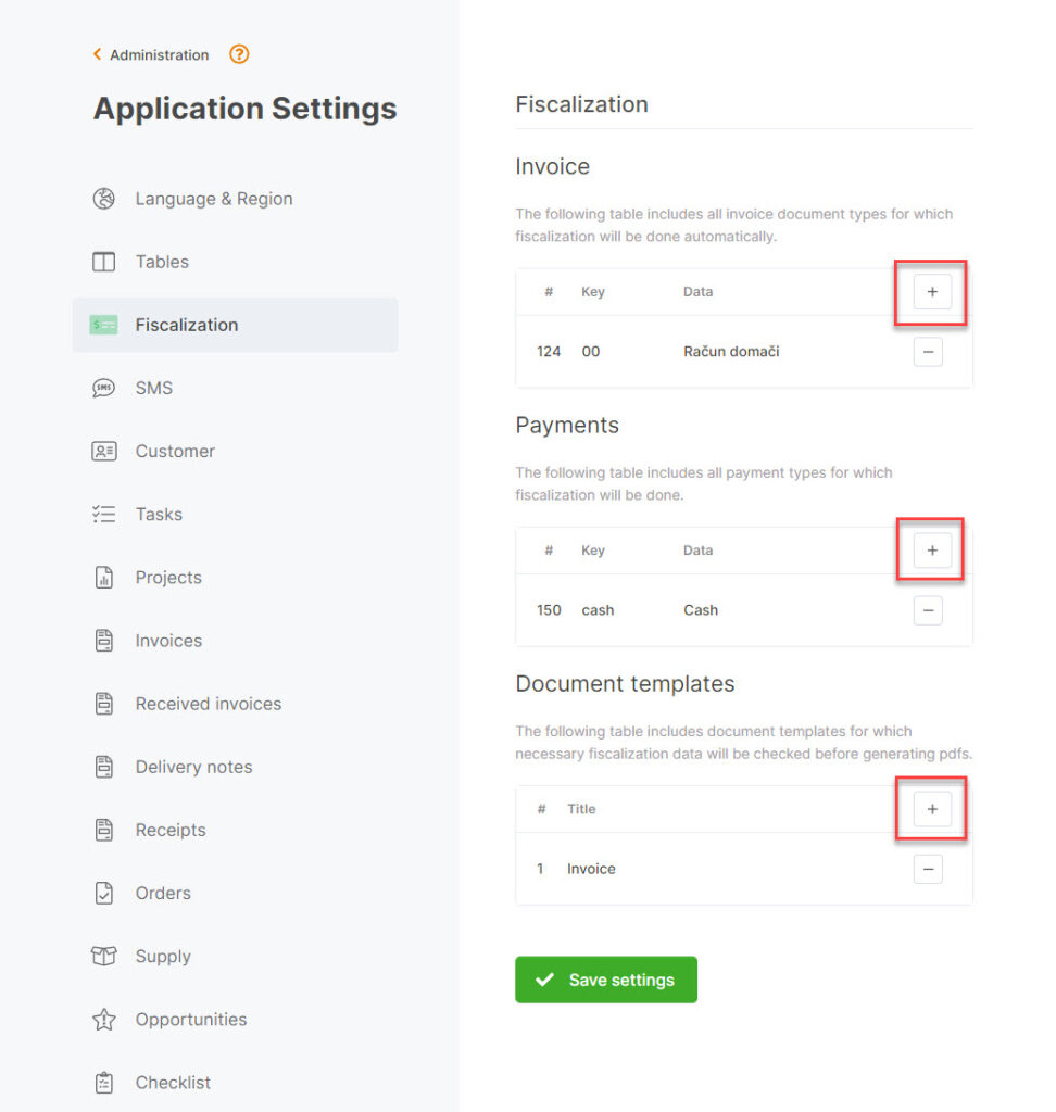 Fiscalization, tax confirmation | AcronX